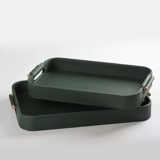 Serving Trays - Buy Faux Leather Trays Online in India – My Store